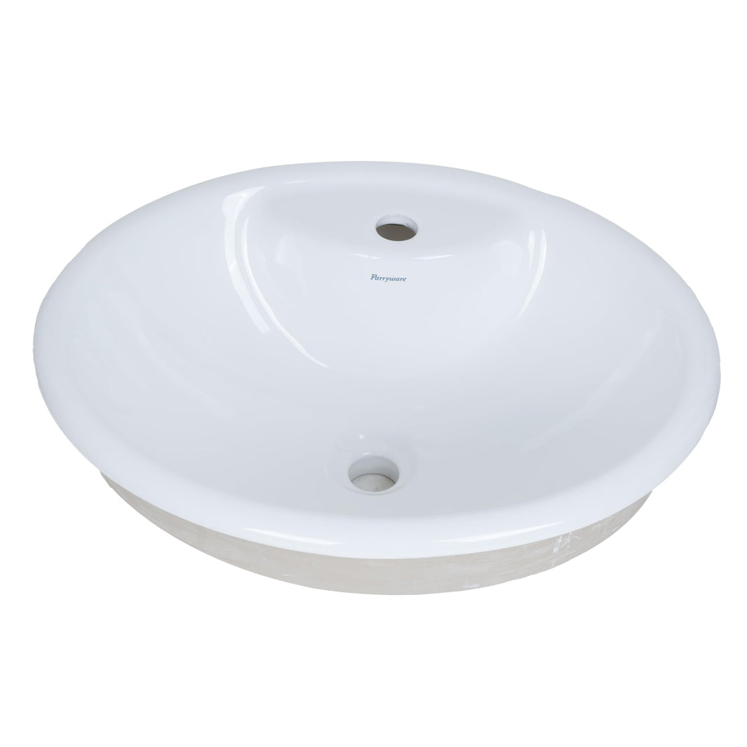 PARRYWARE CASCADE NXT Series Counter Top WASH BASIN (White) With Faucet ...